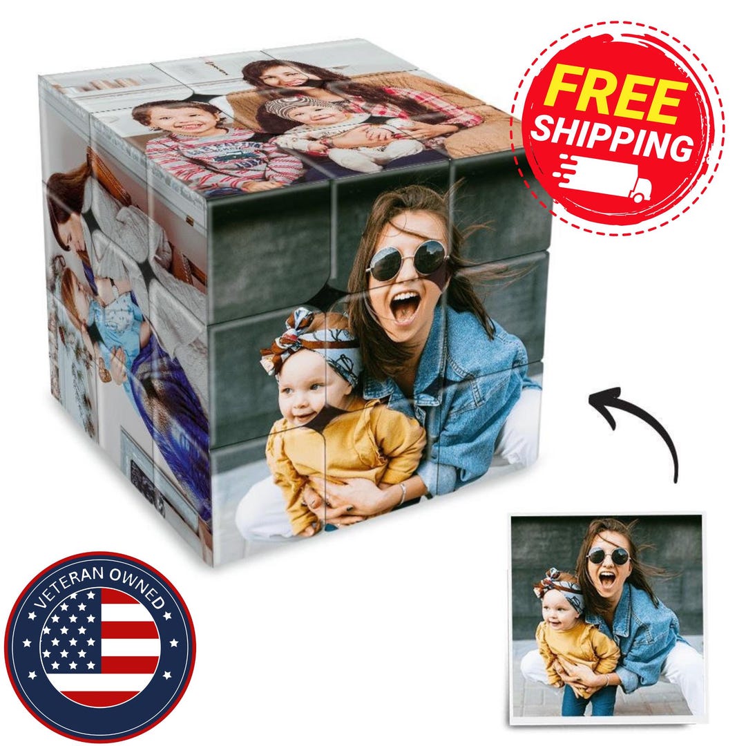 Custom Photo Rubik's Cube Gift for Mother's Day Personalized Picture ...