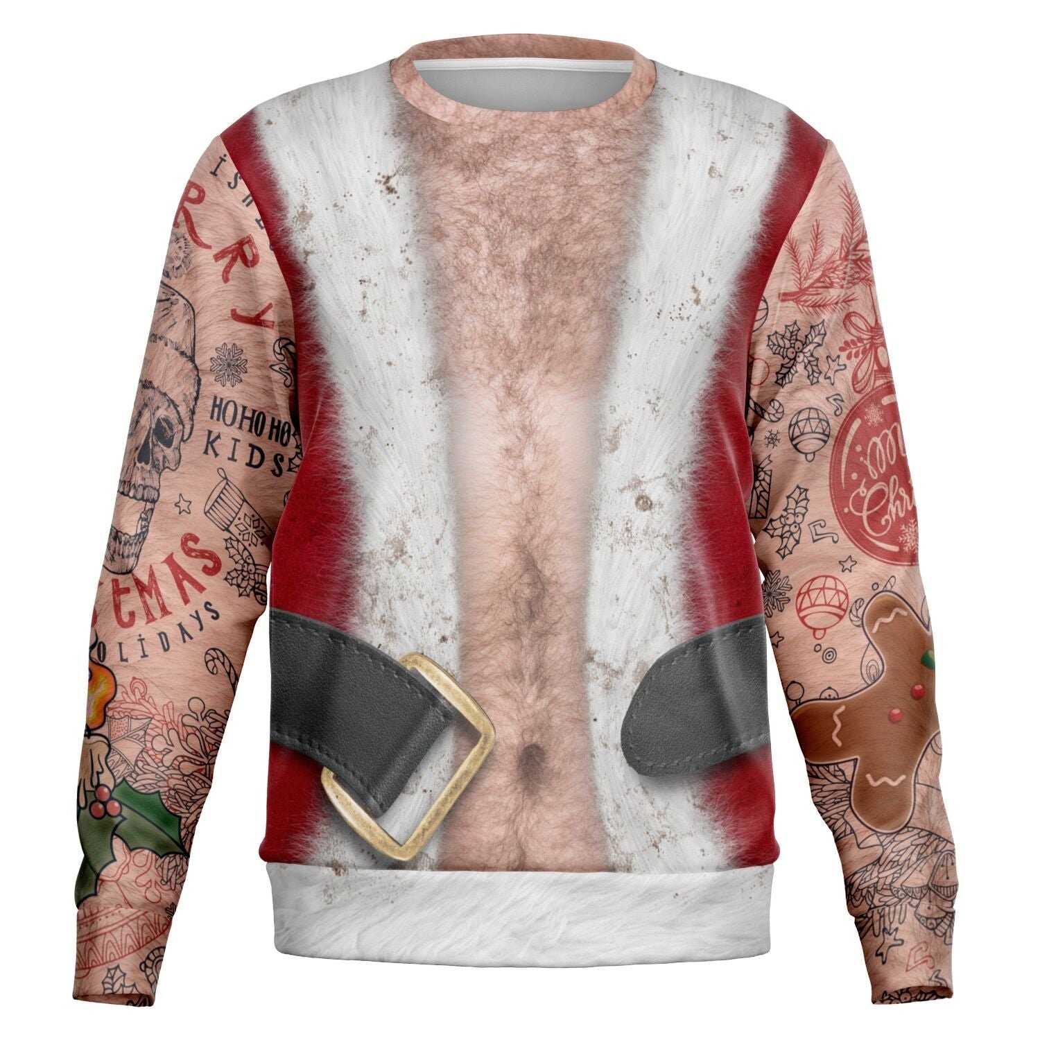 Half Naked Santa Ugly Christmas Sweater - Etsy