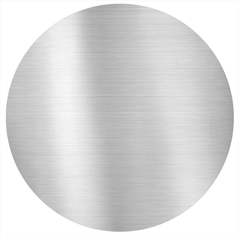 Blank Round Metal Sign - Etsy
