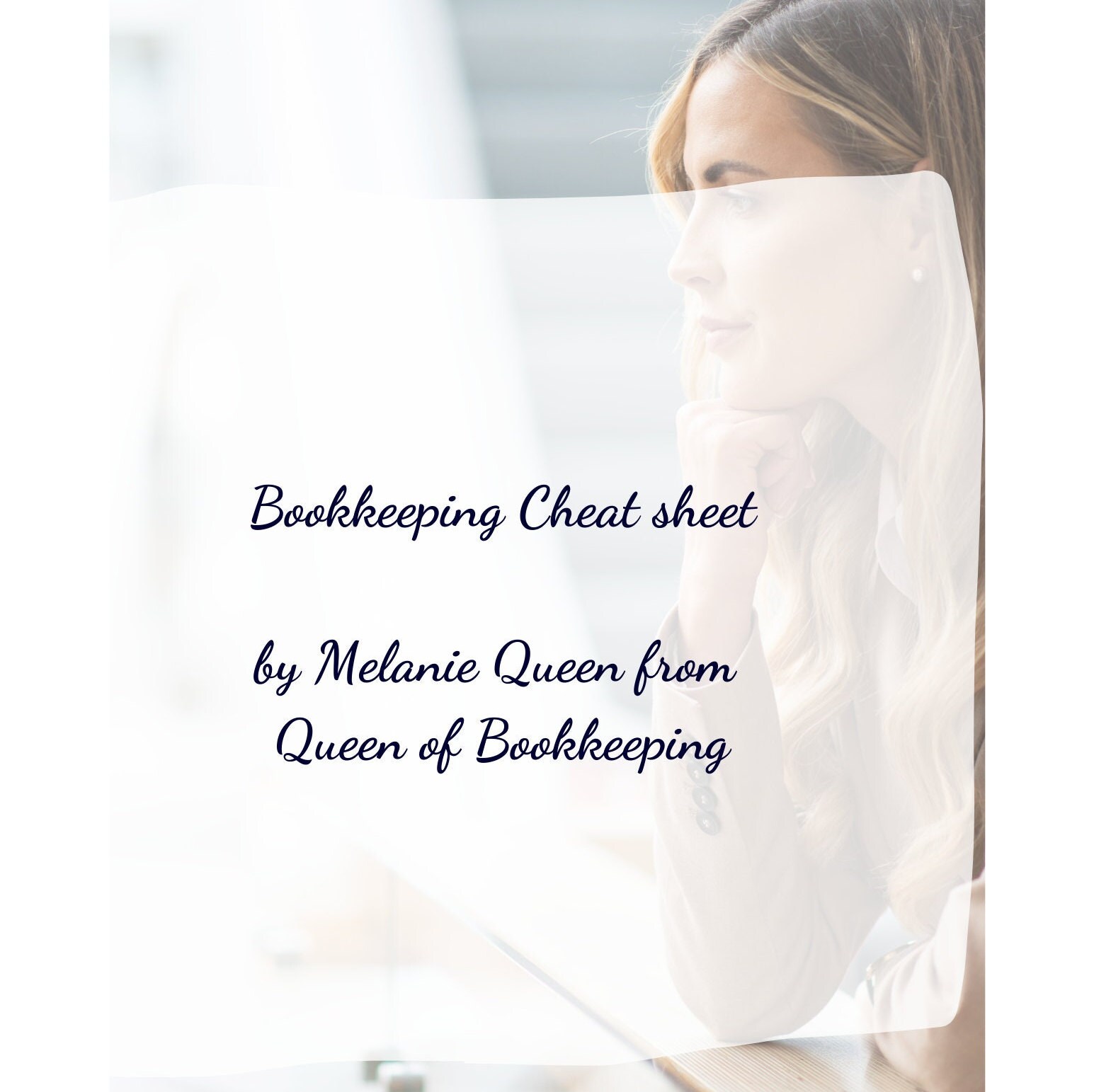 Bookkeeping Cheatsheet - Etsy