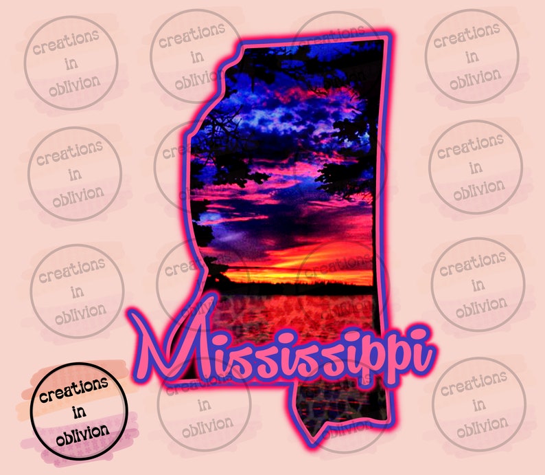 Mississippi Sublimation Png - Etsy
