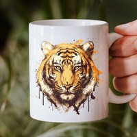TIGER LOVER GIFT Funny Tiger Mug Cute Tiger Gift for Tiger Lover Mug ...