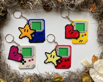 Gameboy Perler Bead Keychain - Etsy