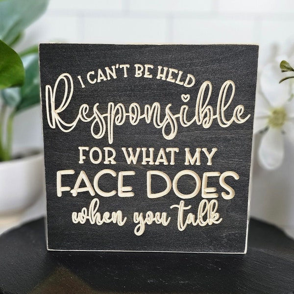 Sarcastic Signs - Etsy