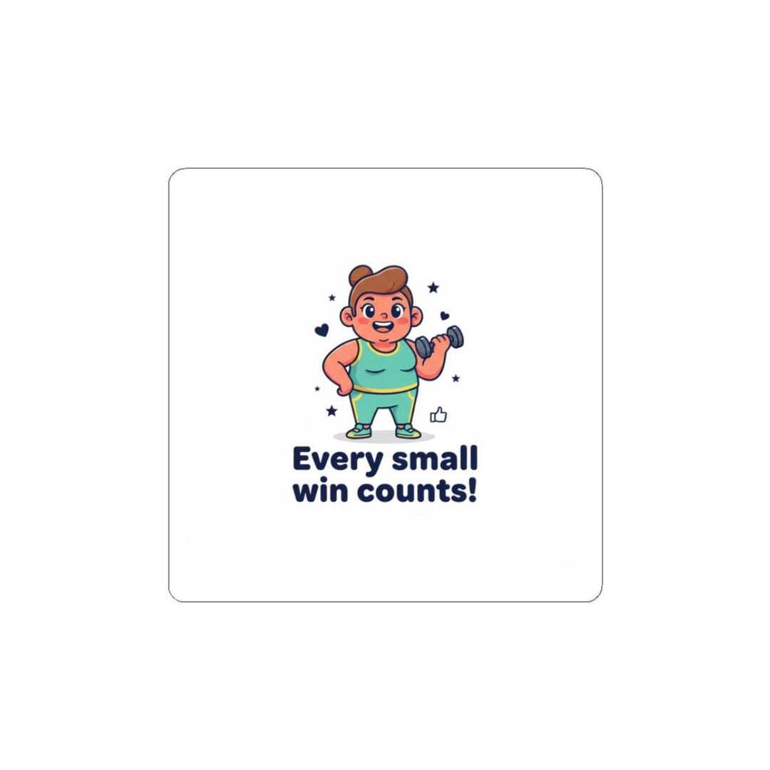 Every Small Win Counts Sticker | Gym Comeback, Start Small Fitness ...