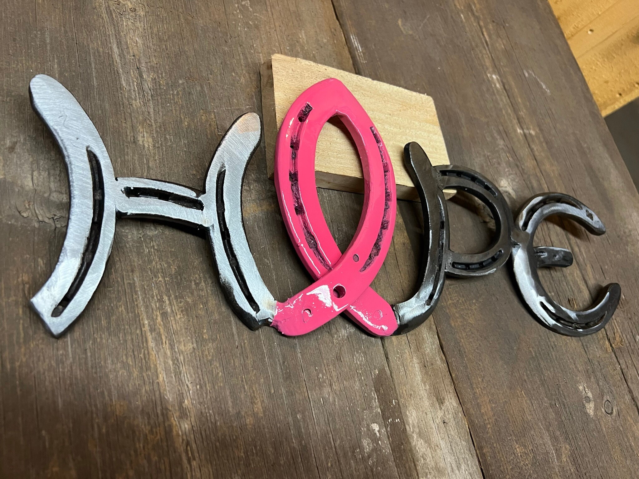 Hope Sign With Cancer Ribbon - Etsy