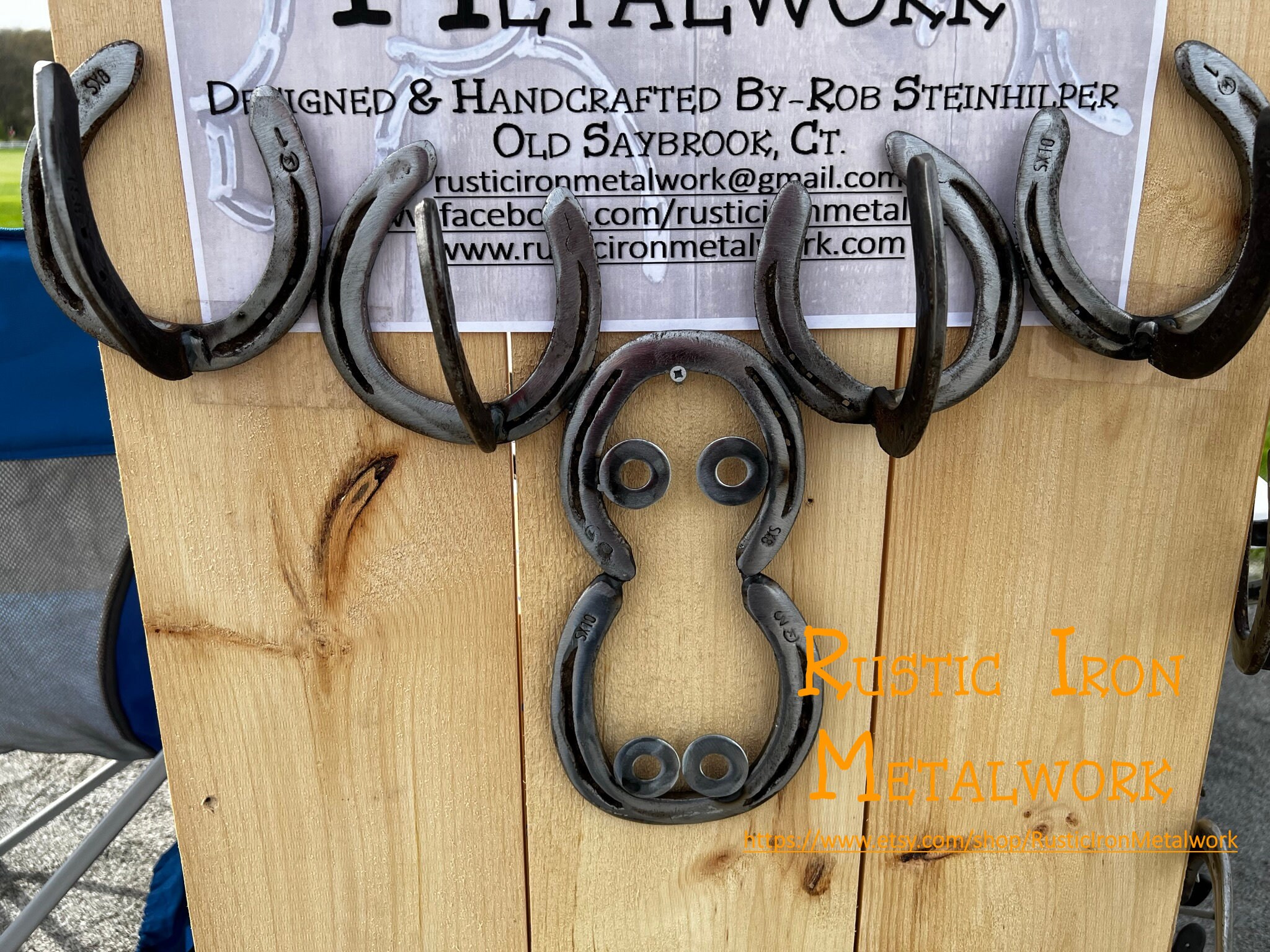 Funky Moose With Hangers - Etsy