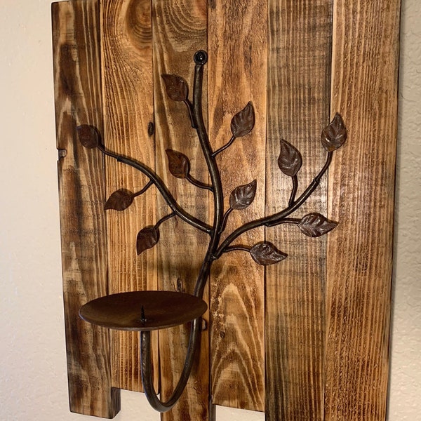 Rustic Candle Holder - Etsy