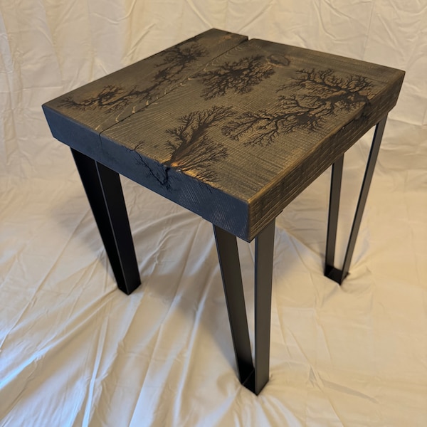 Wood Burn Table - Etsy