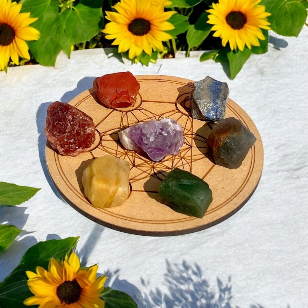 7 Chakra Healing Crystal Set,beginner's Collection Bulk Gemstone,chakra ...