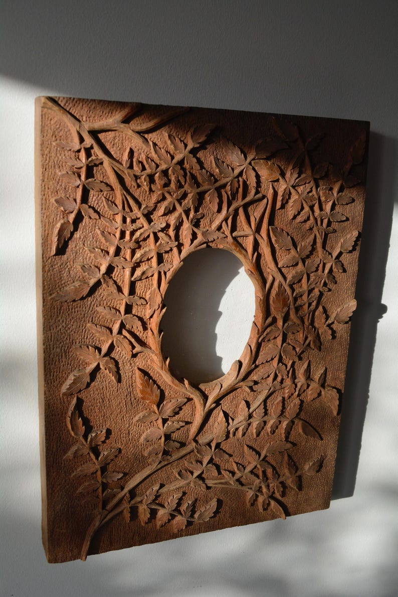 Antique Hand Carved Wooden Frame 1900s Denmark NORDIC Selected, Denmark ...