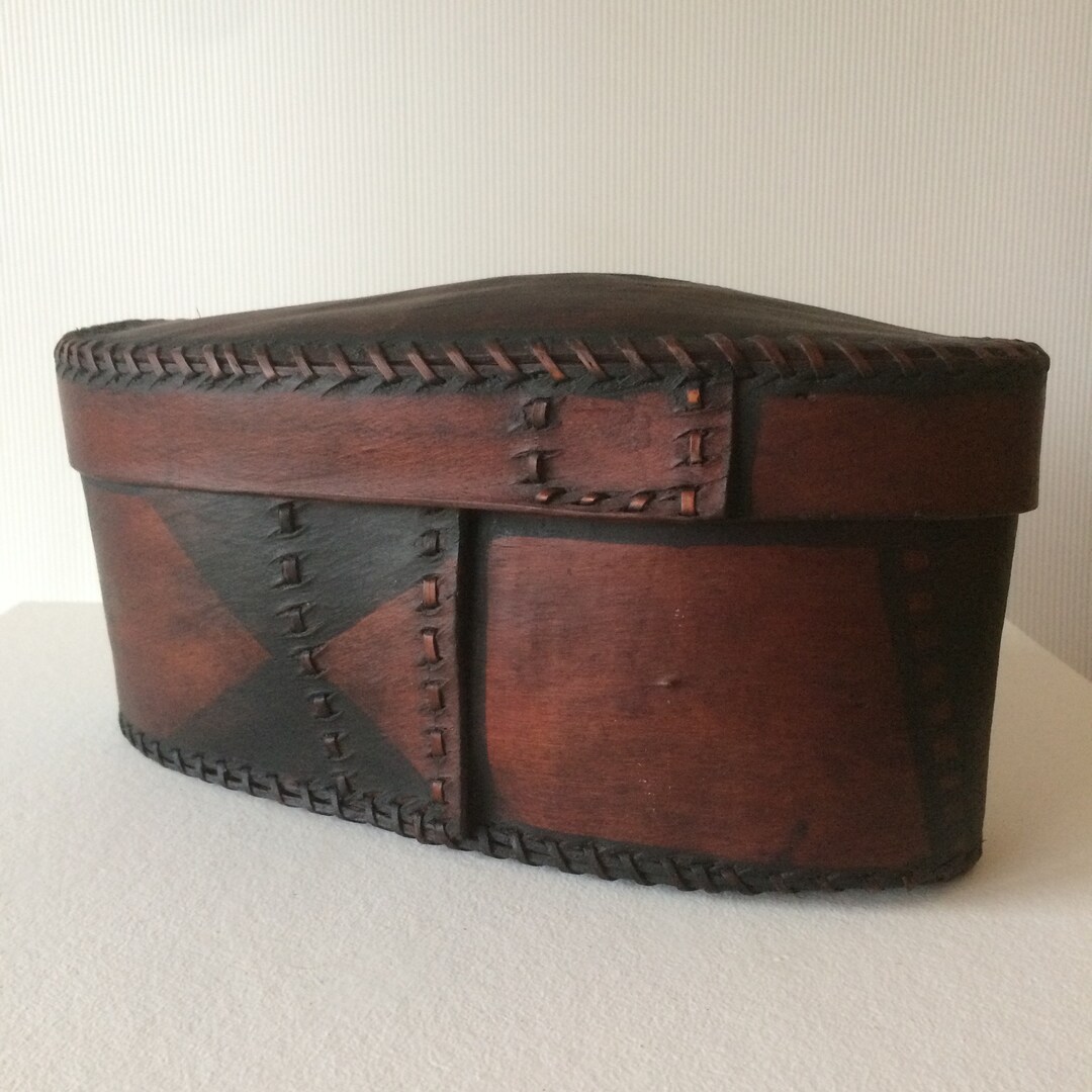 Antique Tejne | Svepask | Oval Bent Wood Box | 1700s | Sweden | NORDIC ...