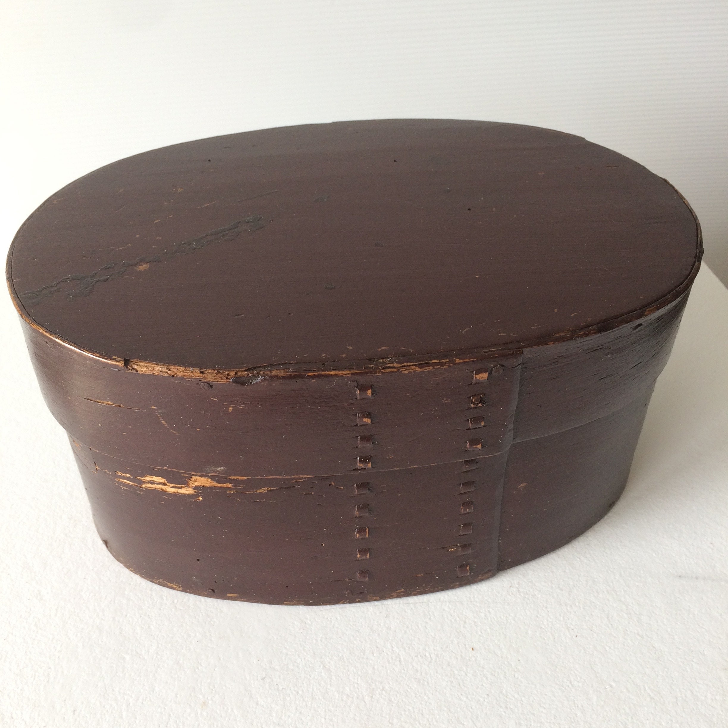 Antique Tine Svepask Oval Bent Wood Box 1800s Sweden NORDIC Antiques ...