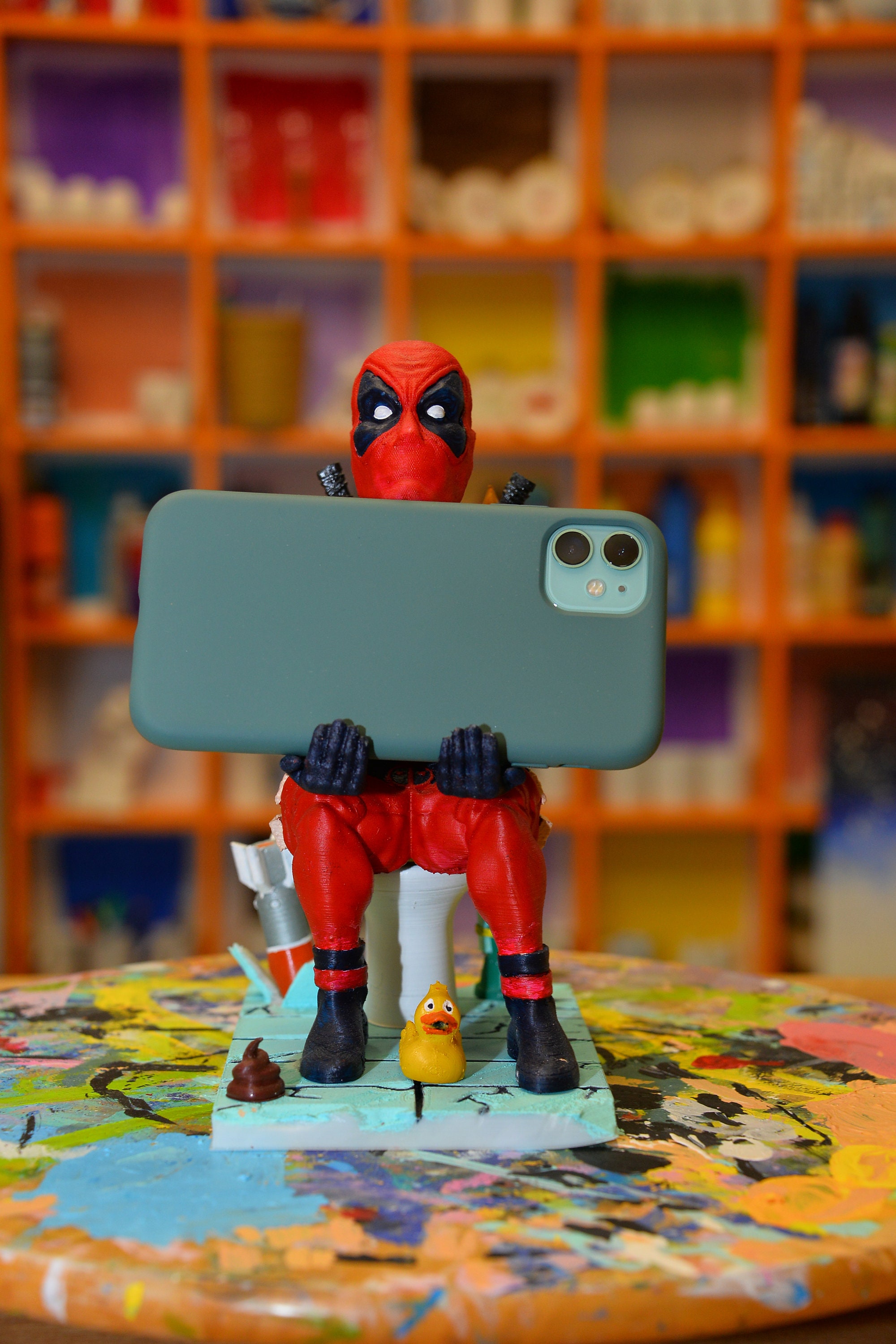 Deadpool Marvel Phone Holder Joystick Holder Controller - Etsy