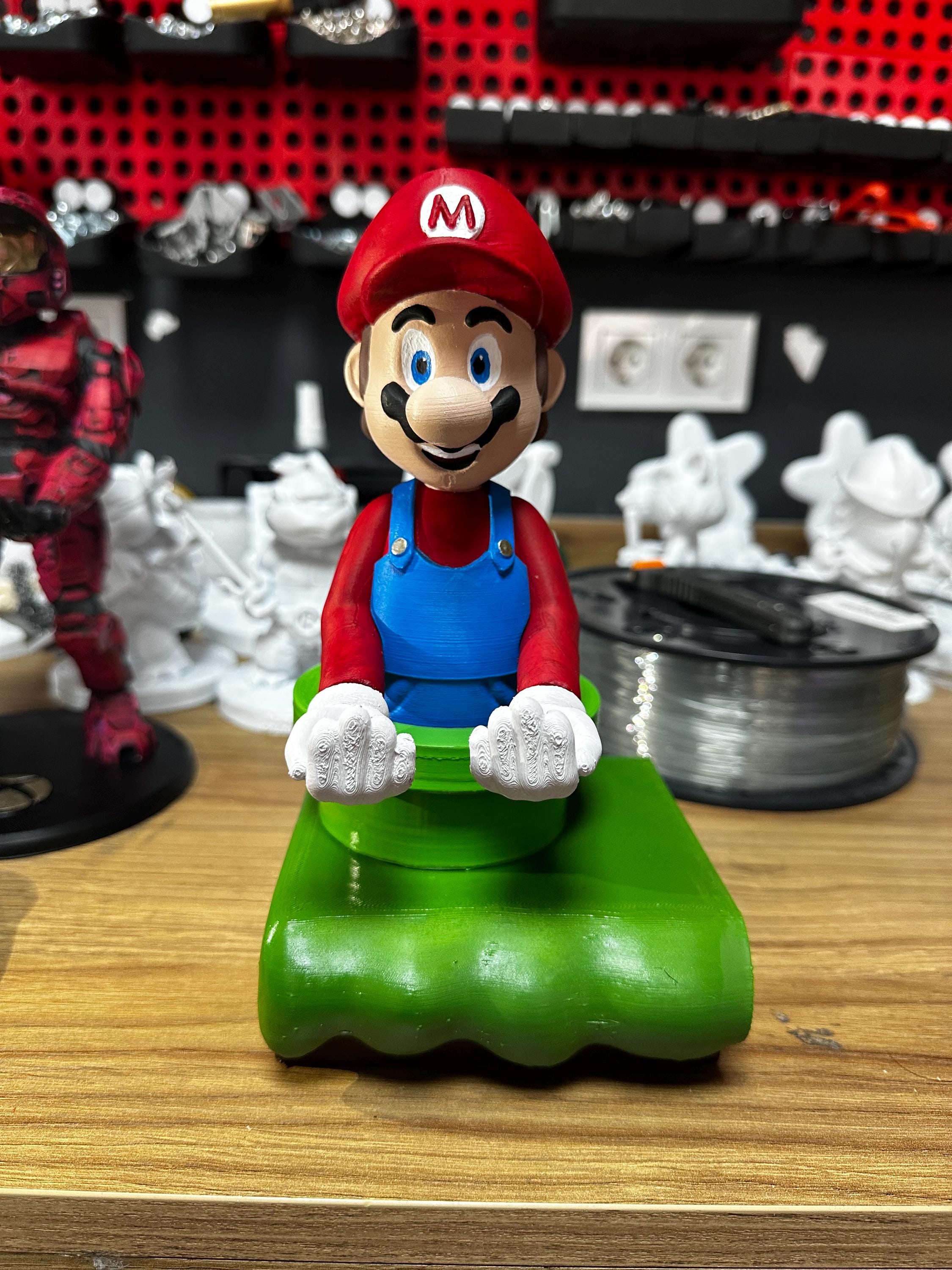 Mario, Super Mario, Gamer, Phone Holder, Joystick Holder, Controller ...