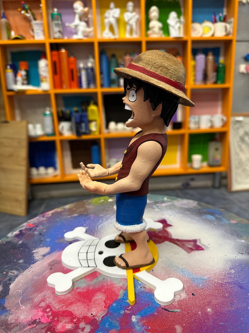 Monkey D. Luffy Stand Controller/ Phone Holder 3D Print - Etsy