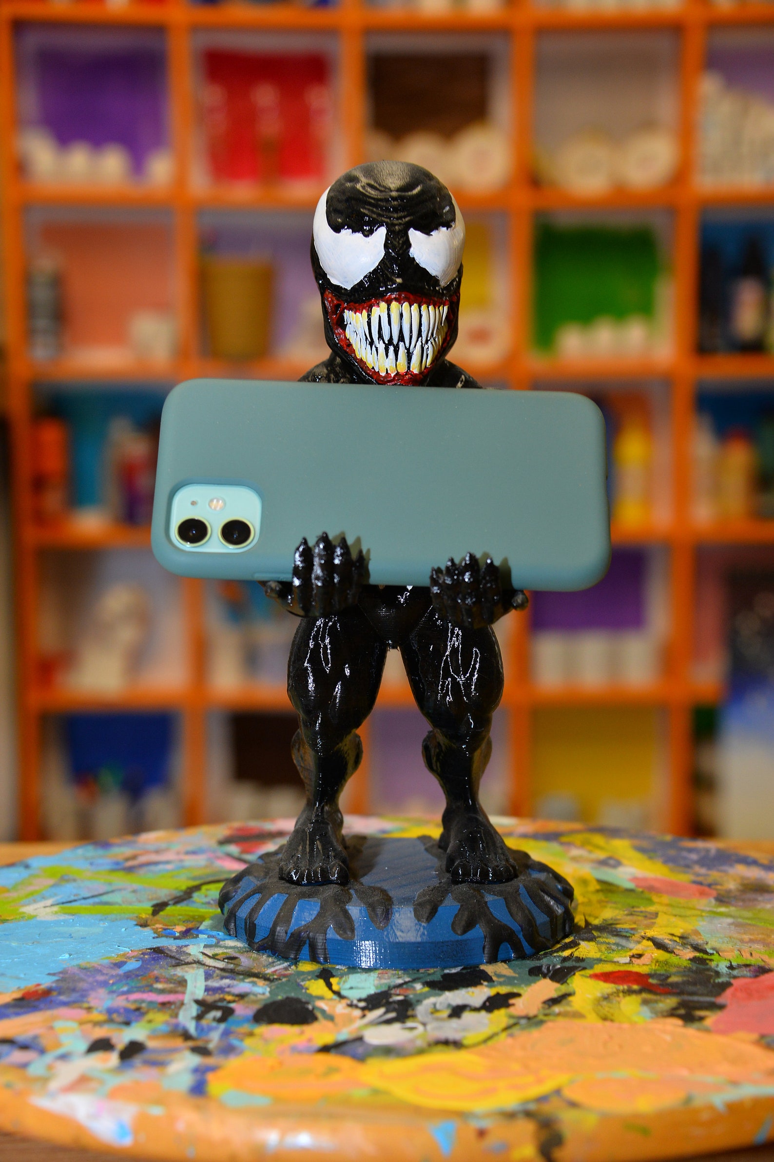 Venom, Marvel, Phone Holder, Joystick Holder, Controller Stand, Room ...