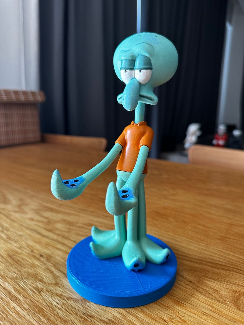 Spongebob, Squidward,phone Holder, Joystick Holder, Controller Stand ...
