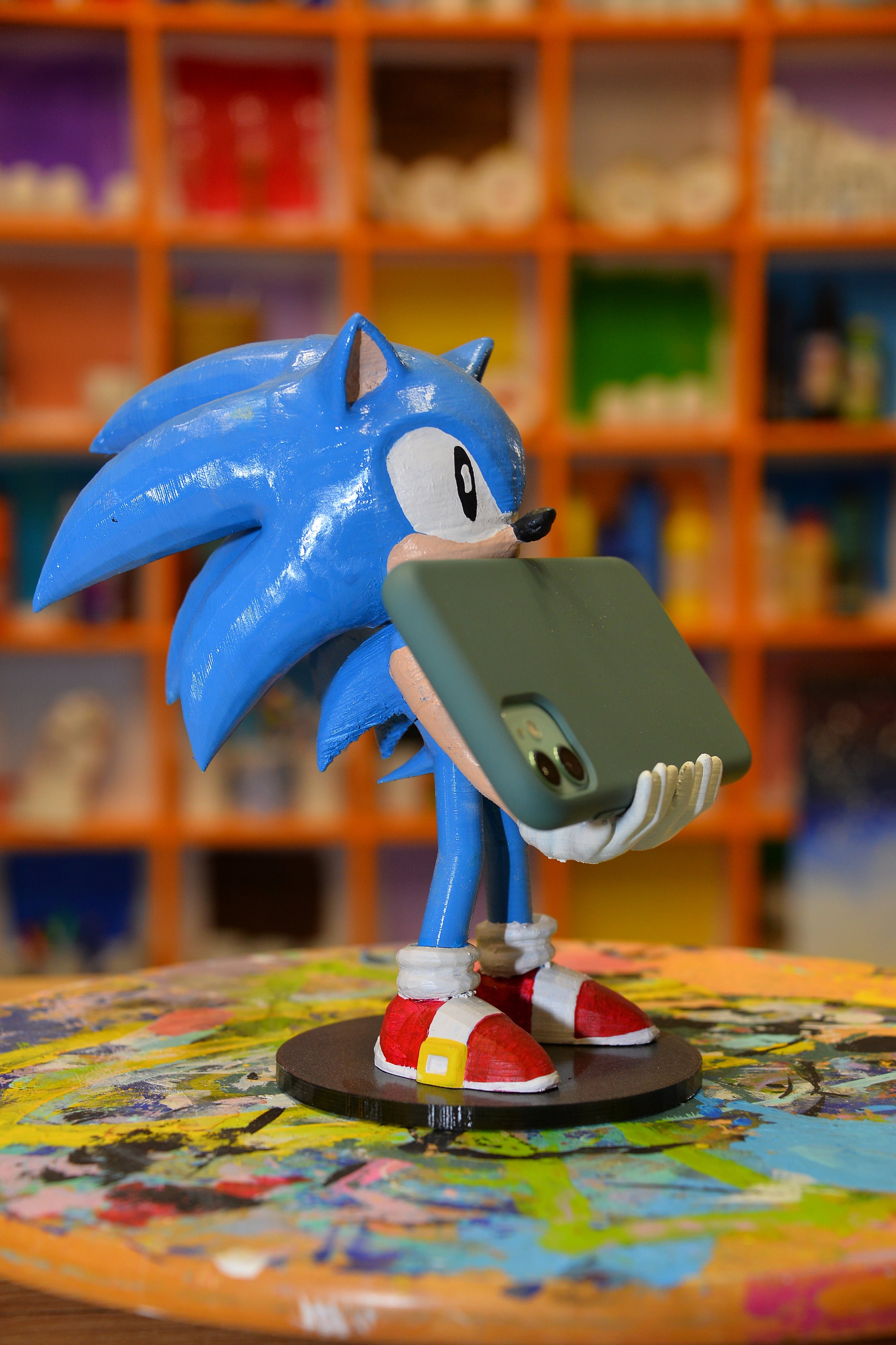 Sonic, Phone Holder, Joystick Holder, Controller Stand, Room Decor ...