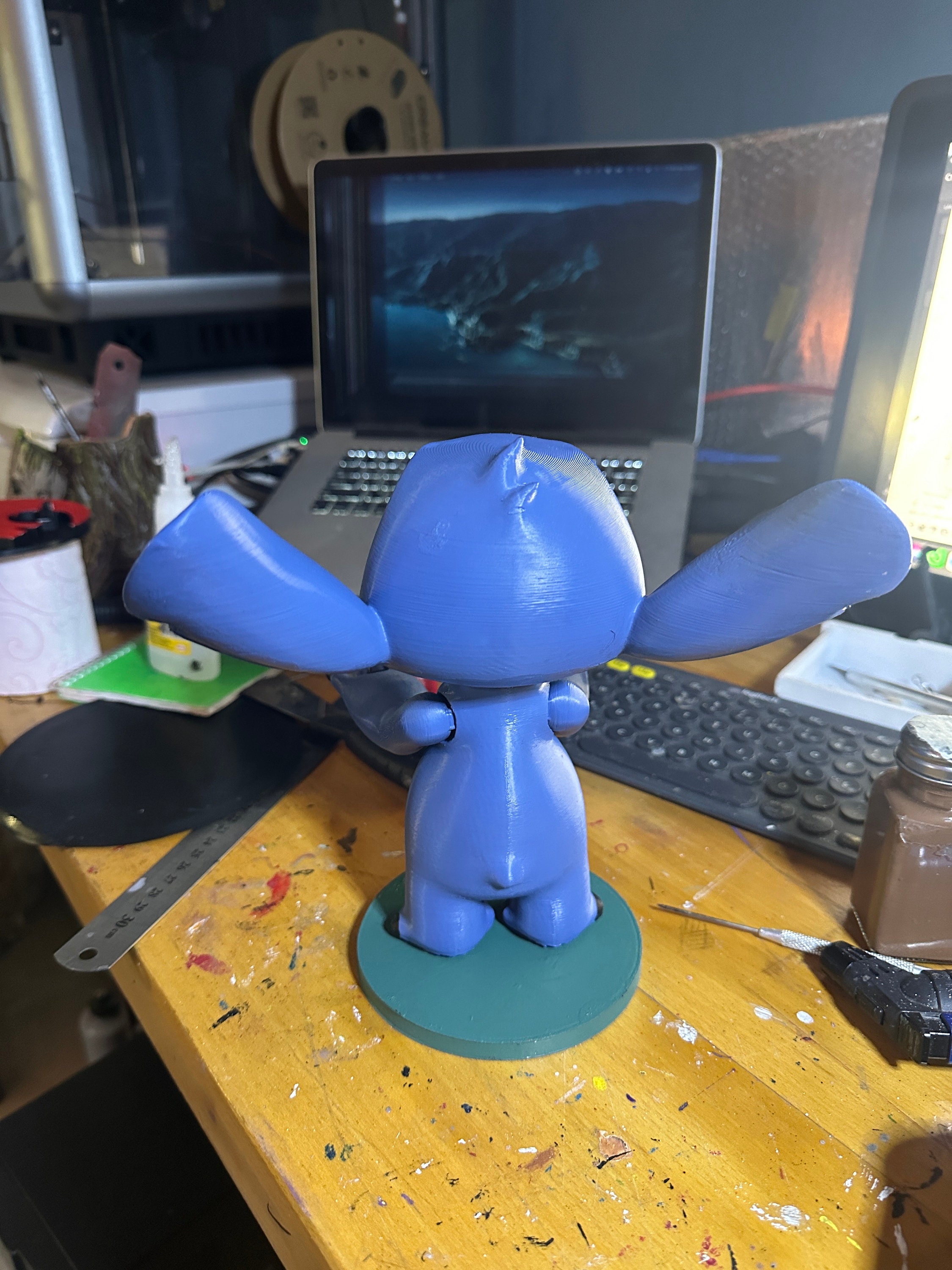 Stitch , Phone Holder, Joystick Holder, Controller Stand, Room Decor ...