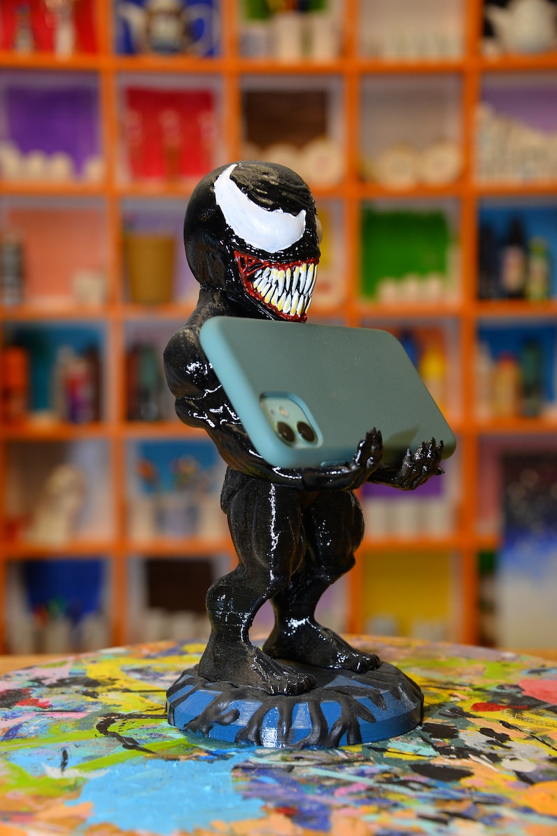 Venom, Marvel, Phone Holder, Joystick Holder, Controller Stand, Room ...