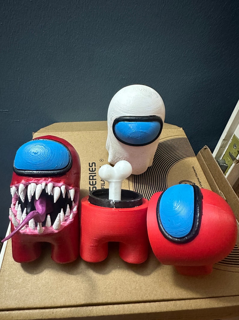 Among Us 3d Figure, 3d Model, 3d Home Decor, Game Room Decor, Christmas ...