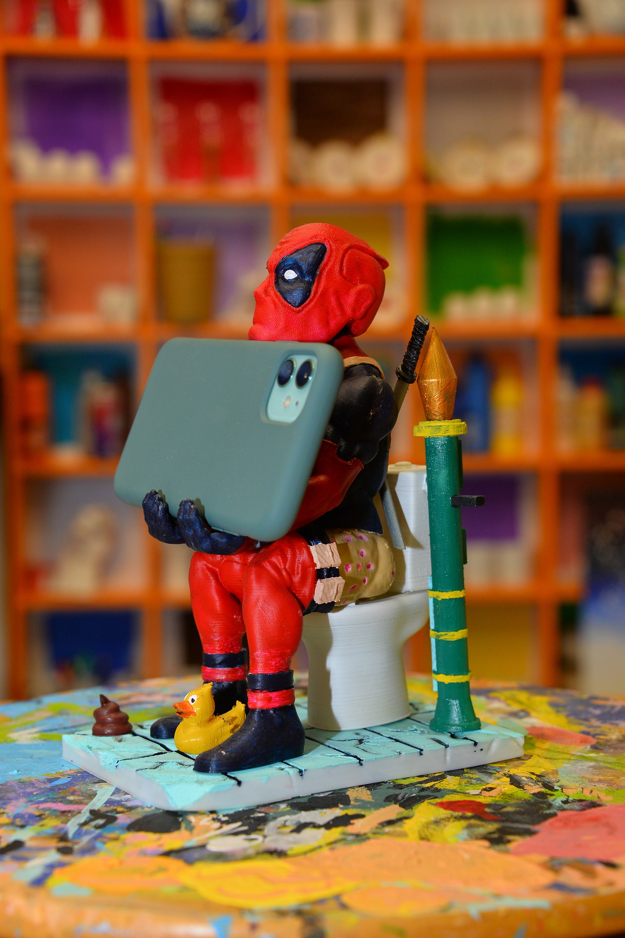 Deadpool Marvel Phone Holder Joystick Holder Controller - Etsy