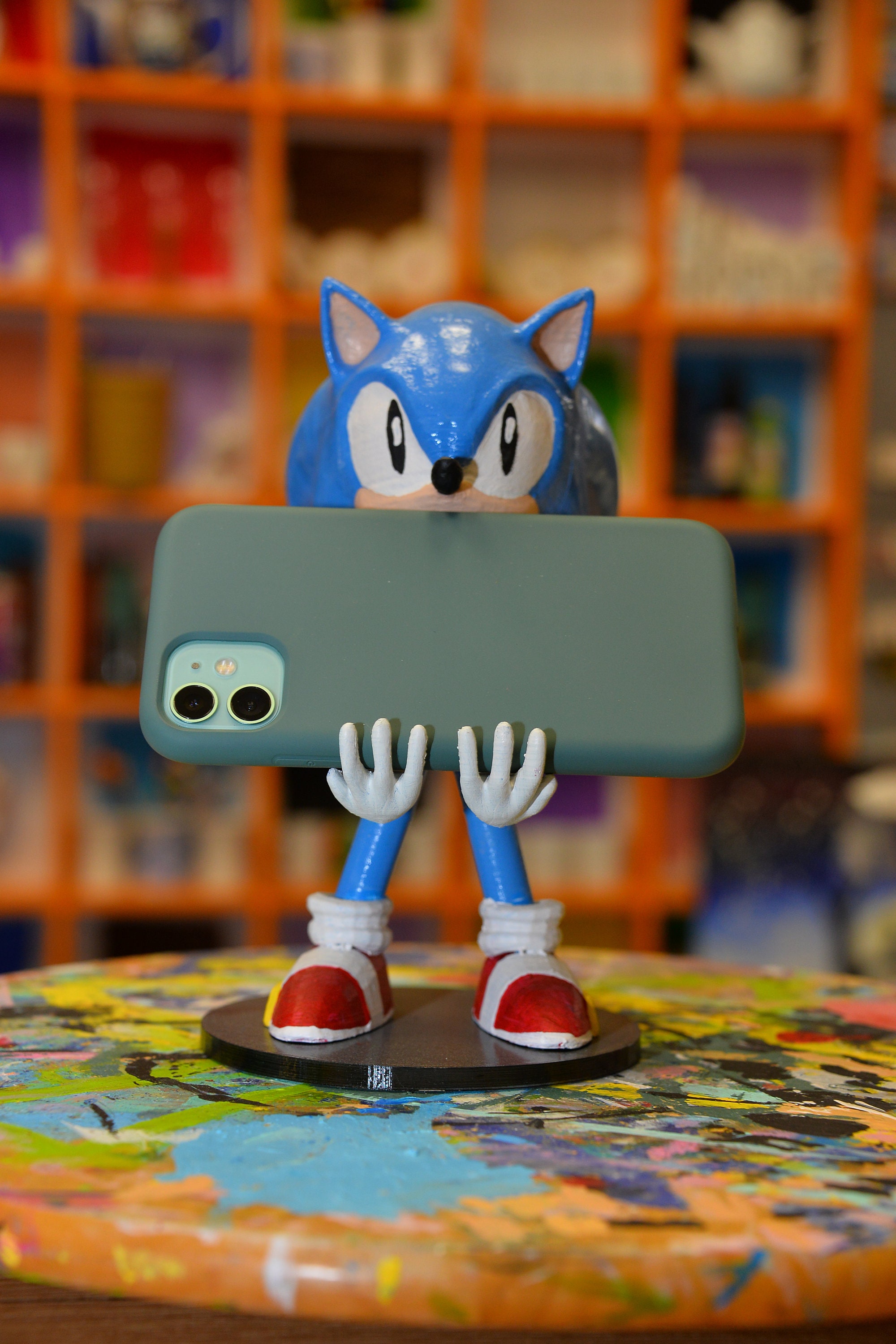 Sonic, Phone Holder, Joystick Holder, Controller Stand, Room Decor ...