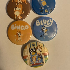 Bluey 5 Pin Set - Etsy
