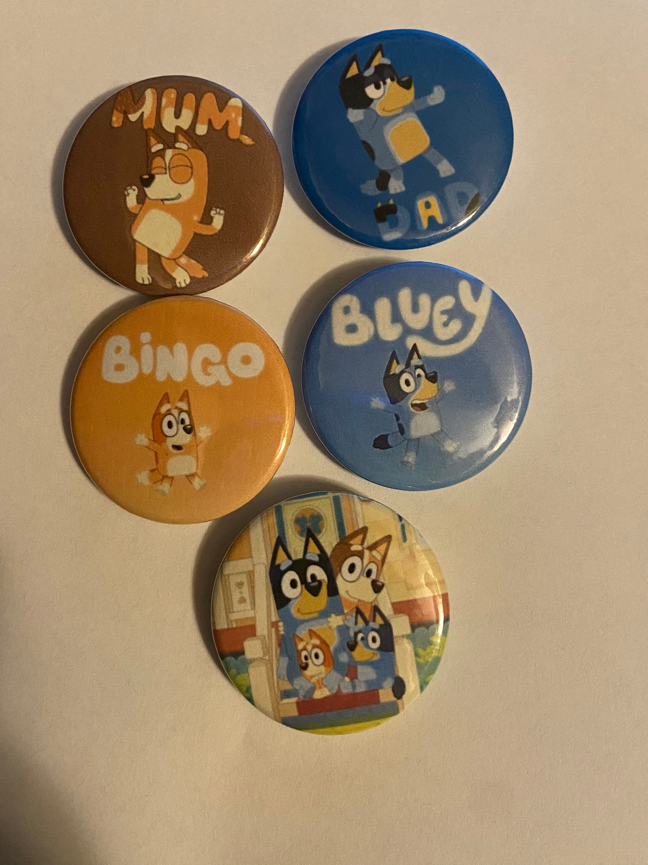 Bluey 5 Pin Set - Etsy