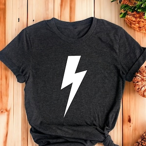 Lightning Bolt T-shirt, Lightning Thunder Shirt, Flash T-shirts ...