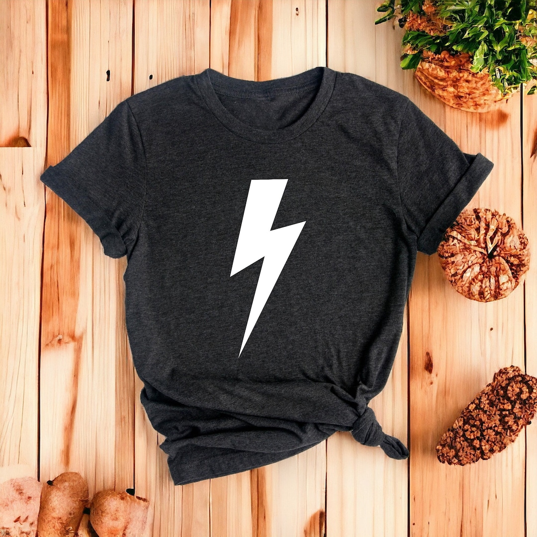 Lightning Bolt T-shirt, Lightning Thunder Shirt, Flash T-shirts ...