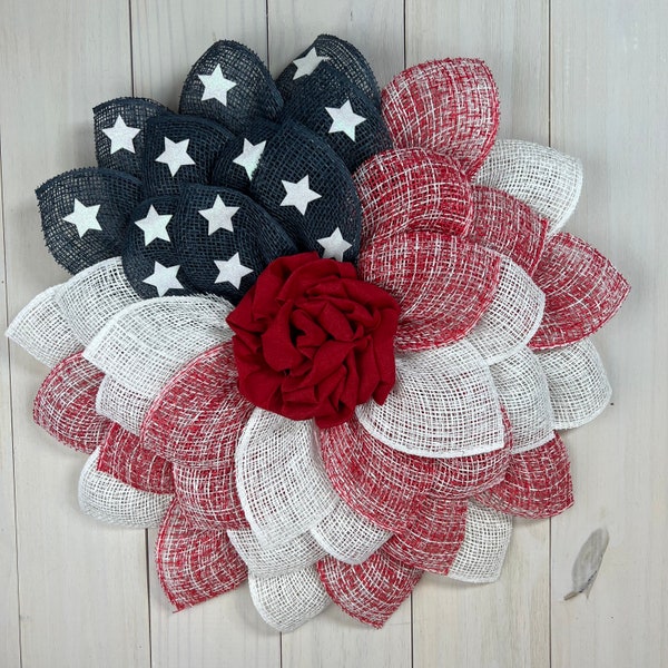 Veterans Day Wreath - Etsy