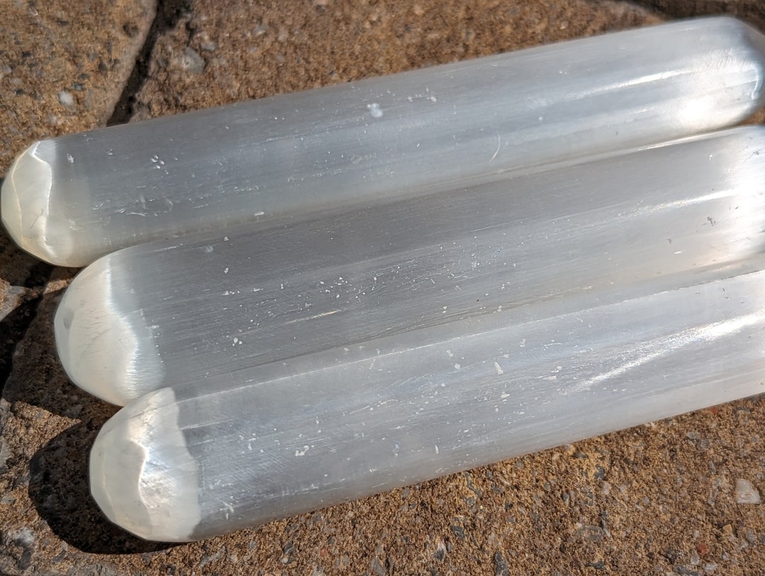 SELENITE Wand: Channeling the Serenity of Moonlit MAGIC Selenite Tube ...