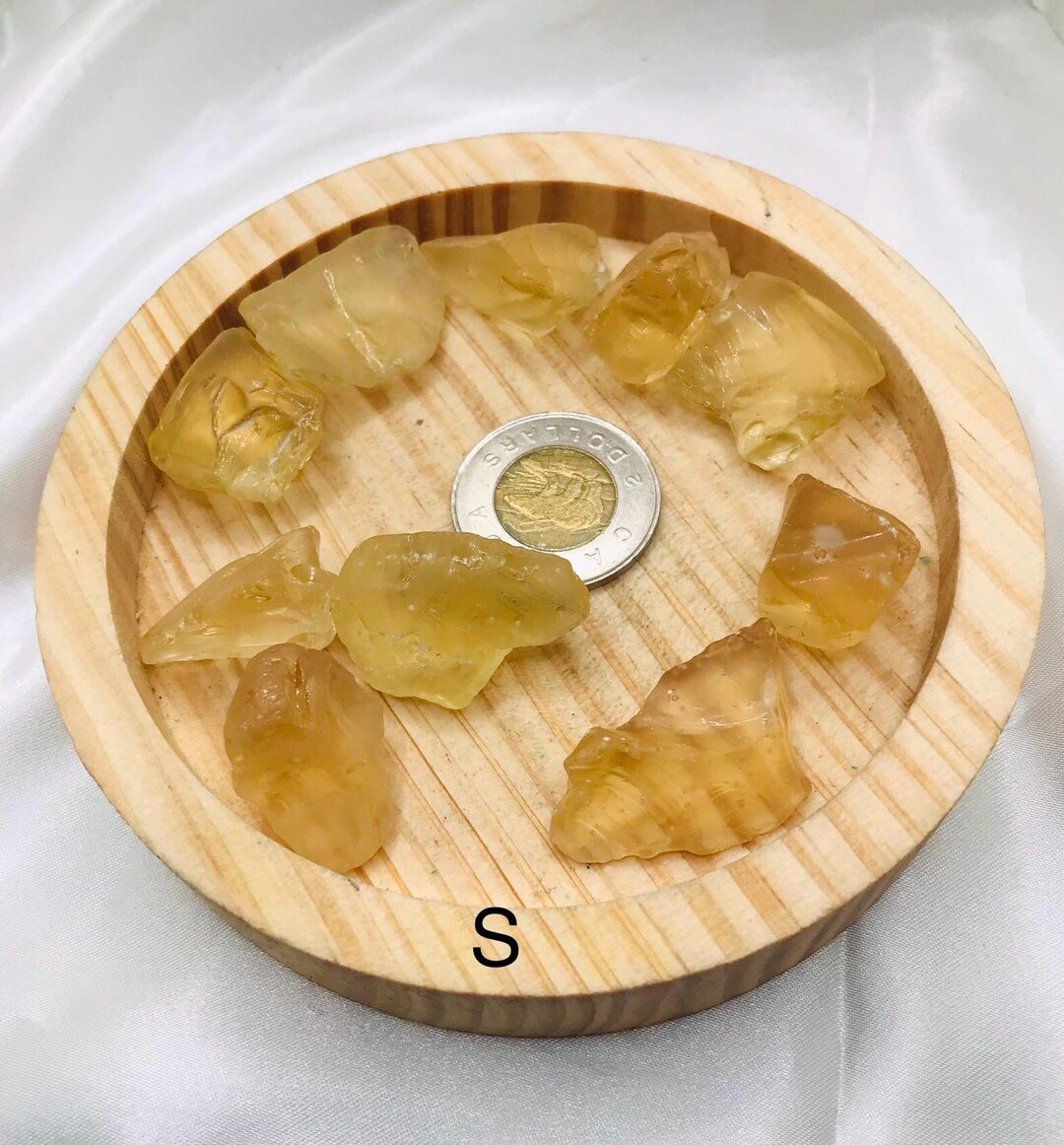 Light Gold Frosted Glass - Light Yellow Obsidian Glass Gem - Raw ...