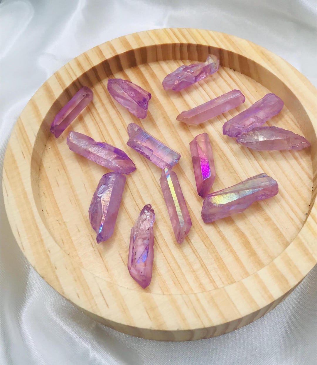 Amethyst AURA ANGEL Titanium Quartz - Rough Irregular Iridescent ...