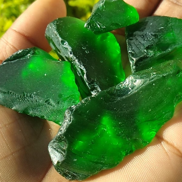 Forest Green Glass - Etsy