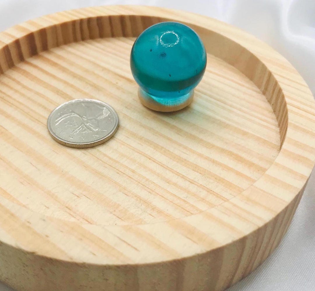 TURQUOISE Glass Marble - Cyan Tint Base, Vintage Sphere 24mm - Etsy