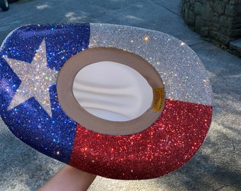 Mexican American Flag Bling Cowgirl Hat, Latina Cowgirl, Blingy Cowboy ...