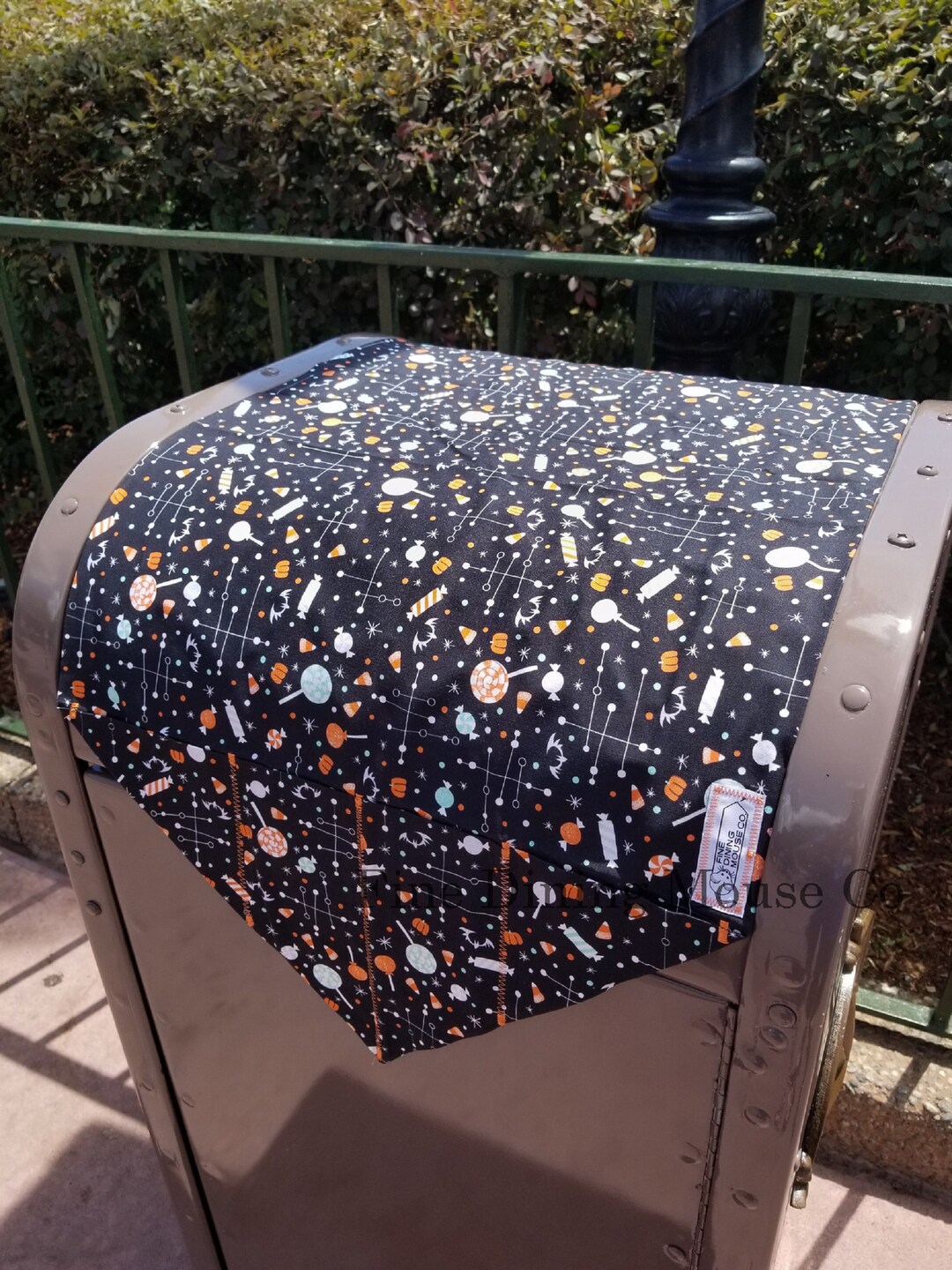 Tablecloth for Disney Trash Cans "spooky Time at the Emporium ...