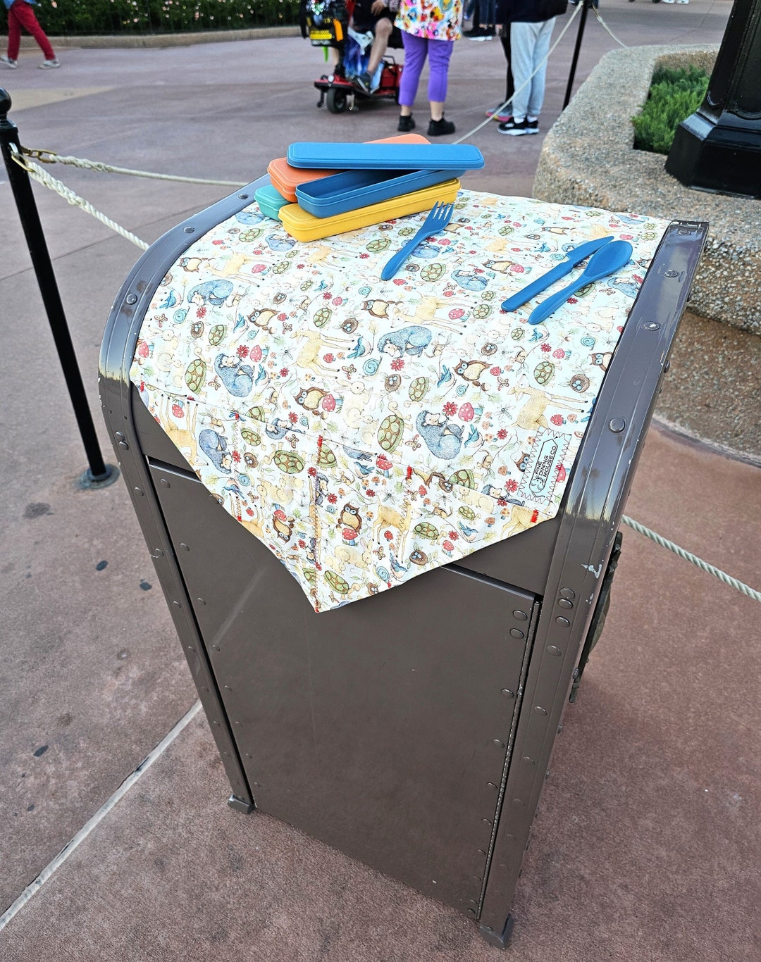 Tablecloth for Disney Trash Cans "forest Friends" Woodland Creature ...
