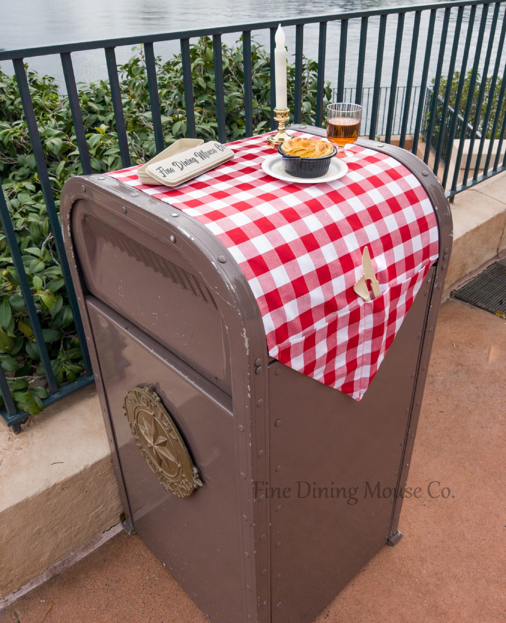 Tablecloth for Disney Trash Cans bella Notte - Etsy