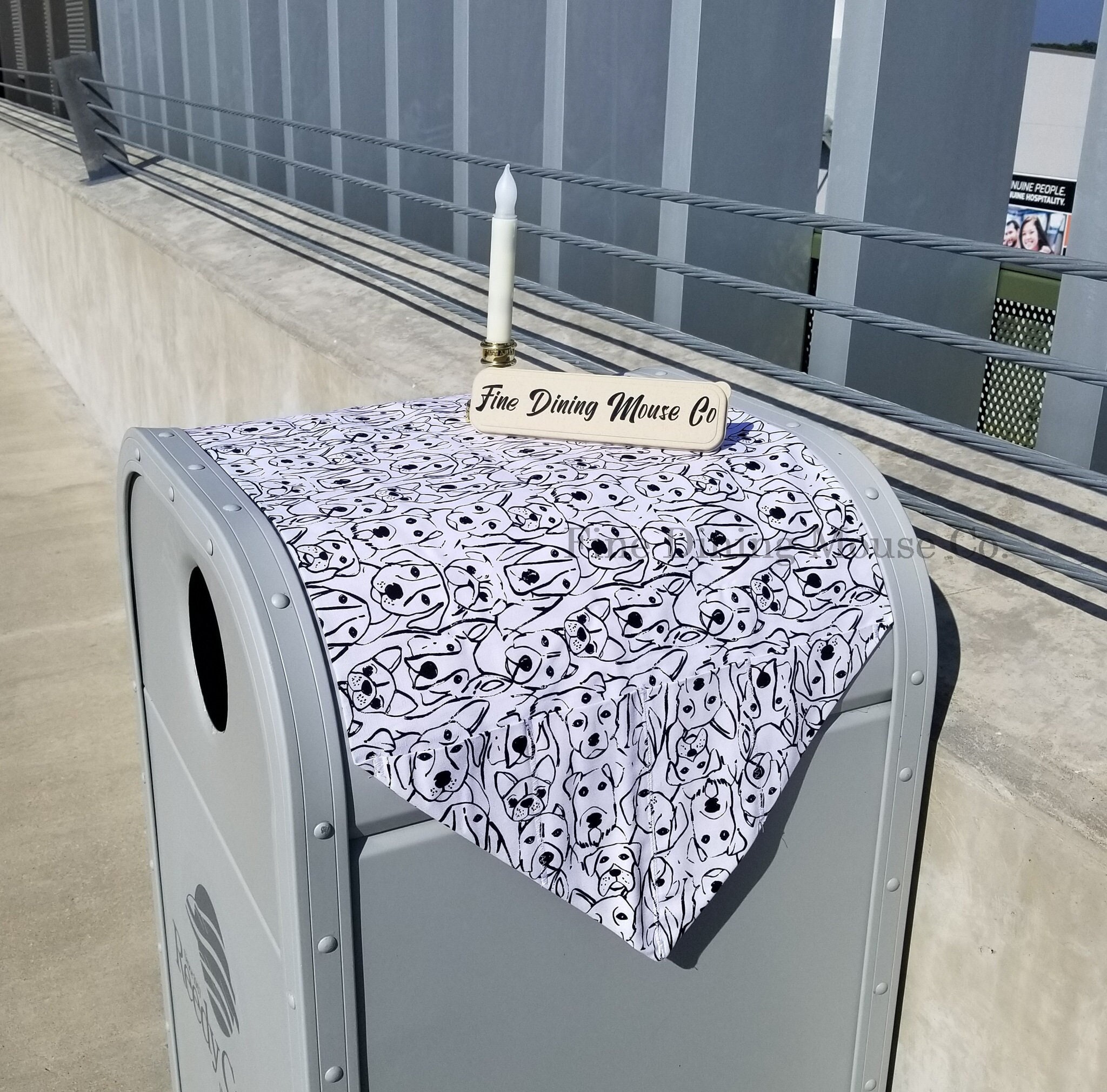 Tablecloth for Disney Trash Cans Fabric 101 Dogs - Etsy