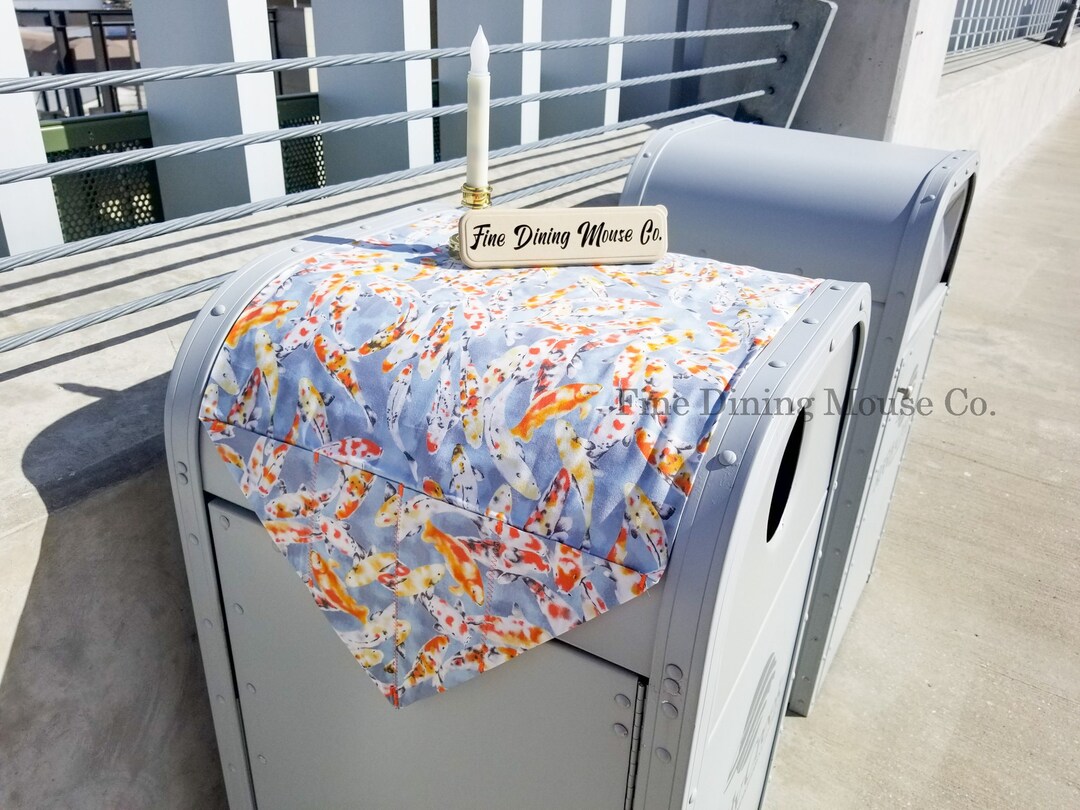 Tablecloth for Disney Trash Cans japanese Koi Pond - Etsy