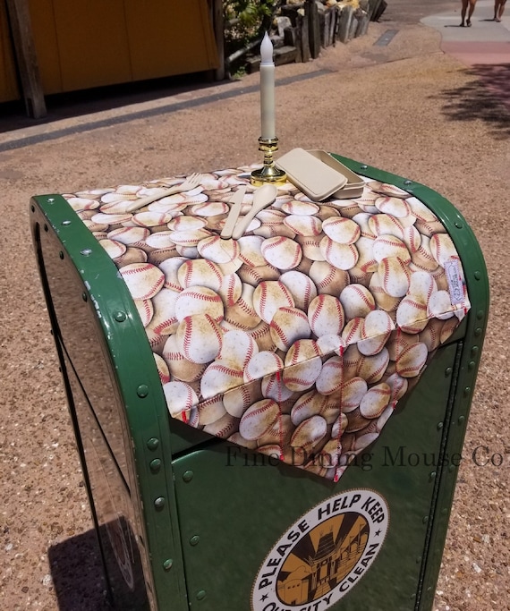 Tablecloth for Disney Trash Cans Casey's Corner Table - Etsy