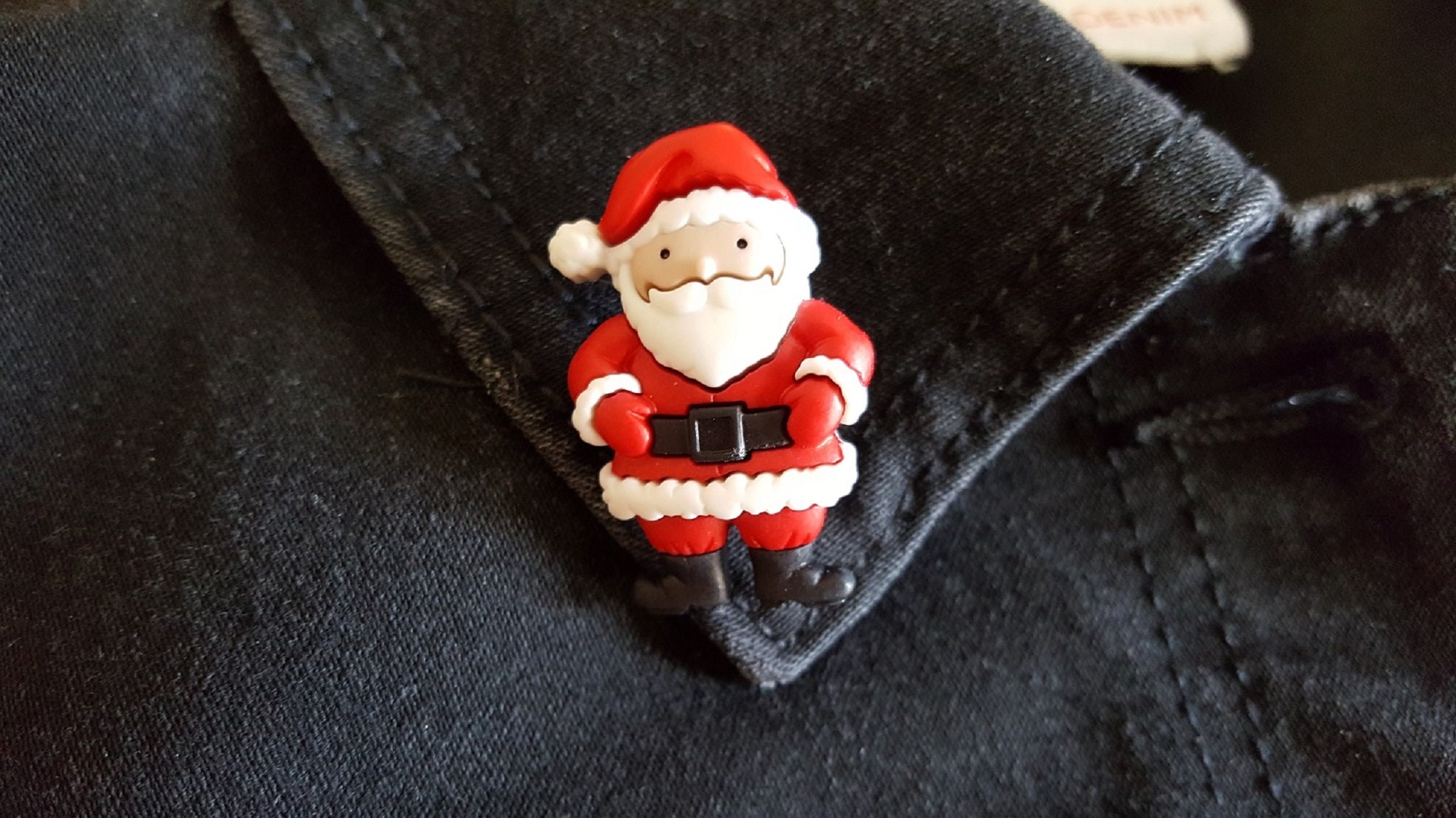 Santa Claus and Mrs. Claus Lapel Pin Set - Etsy