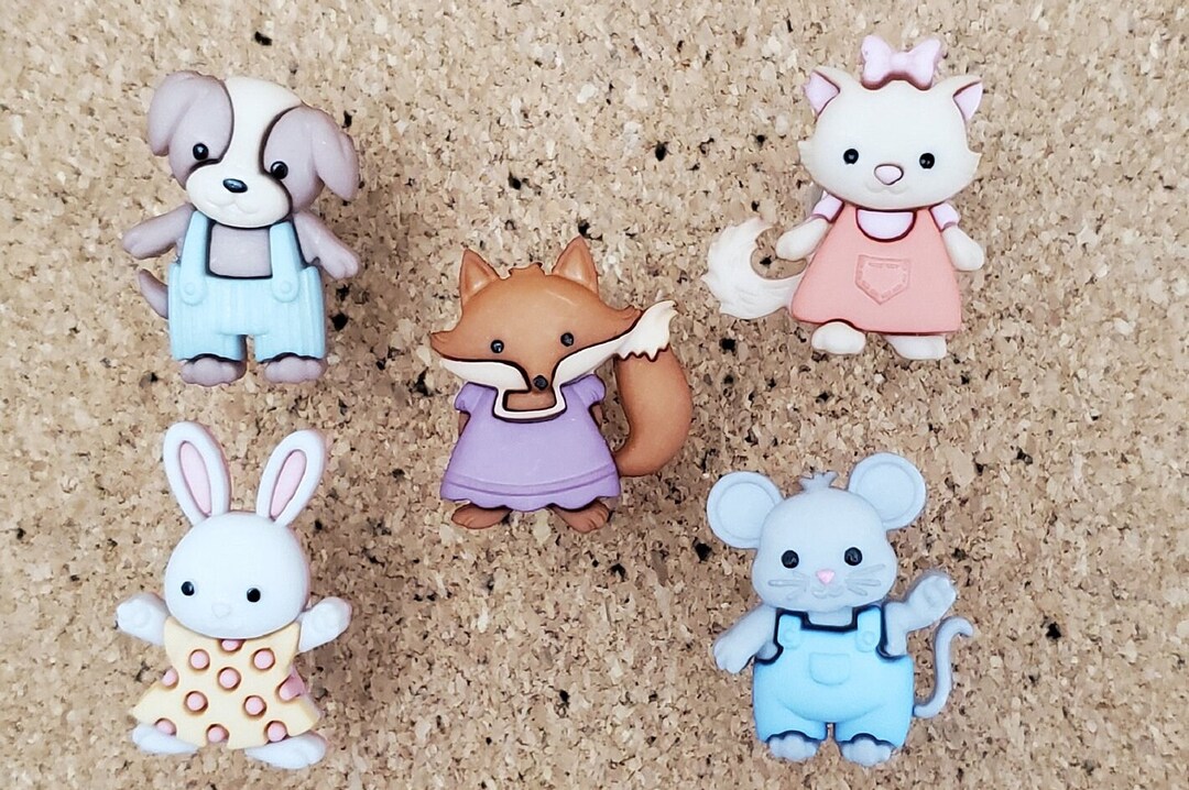 Cute Baby Animal Push Pins - Etsy