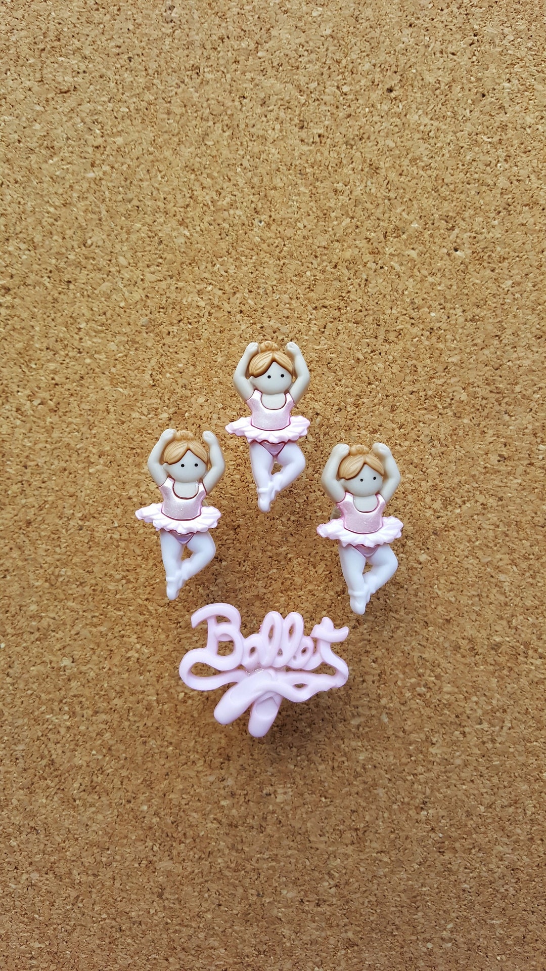 Ballet Cork Board Push Pins, Ballerina Decor, Sport Push Pins - Etsy