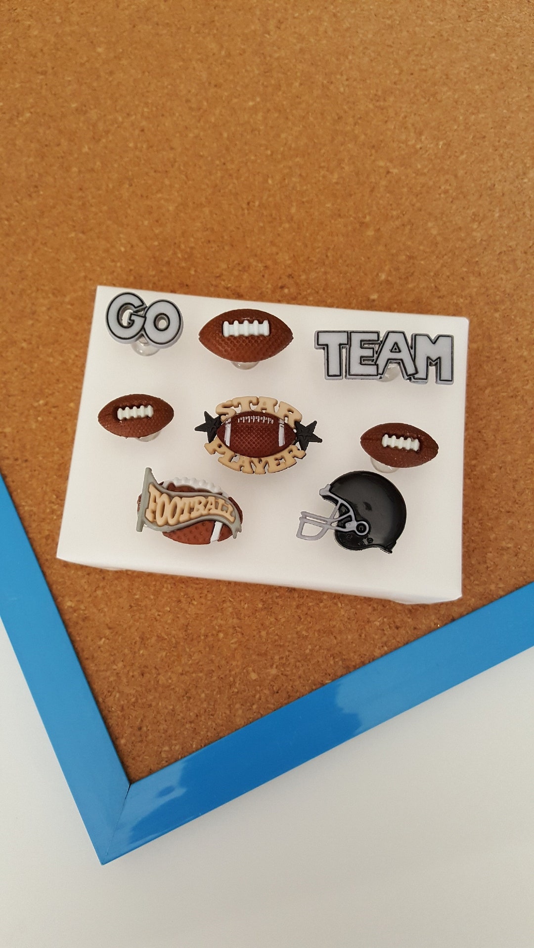 Football Push Pins, Sport Push Pins, Cork Board Pins - Etsy