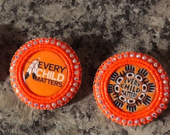 Beaded Orange Shirt Pin Every Child Matters Orange Shirt | Etsy Canada